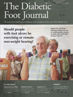 Should patients with active foot ulcers be non-weight bearing or take ...